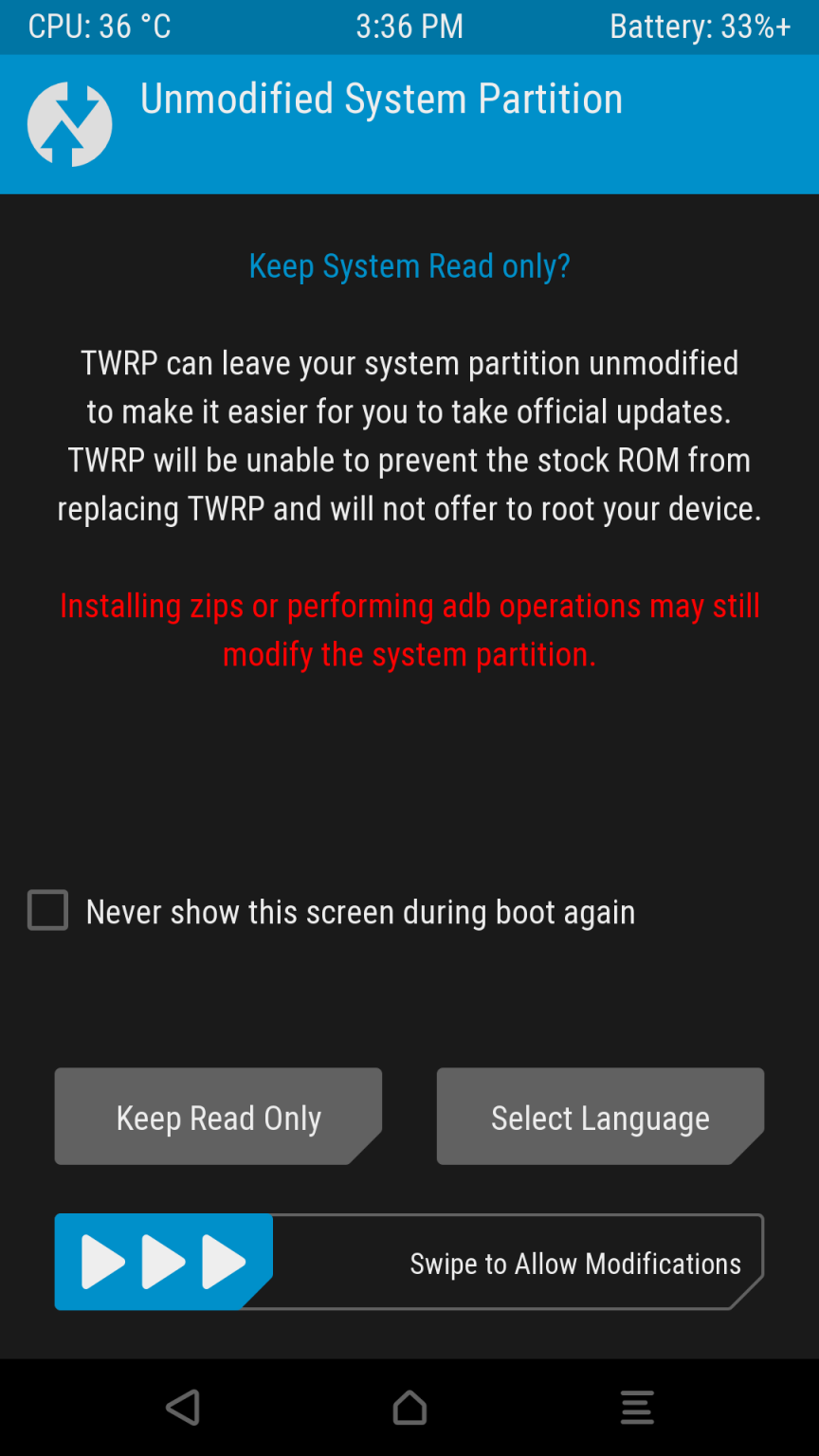 TWRP – ADB Sideload | Incredigeek